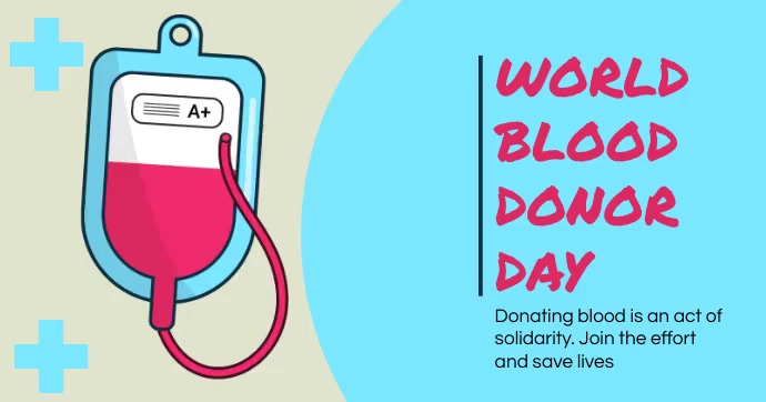 World Blood Donor Day Template | PosterMyWall