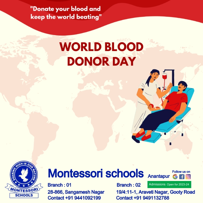 World Blood Donor Day Template | PosterMyWall