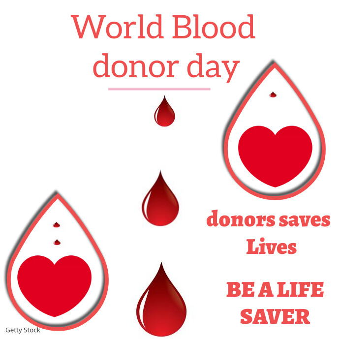 World blood donor day Template | PosterMyWall