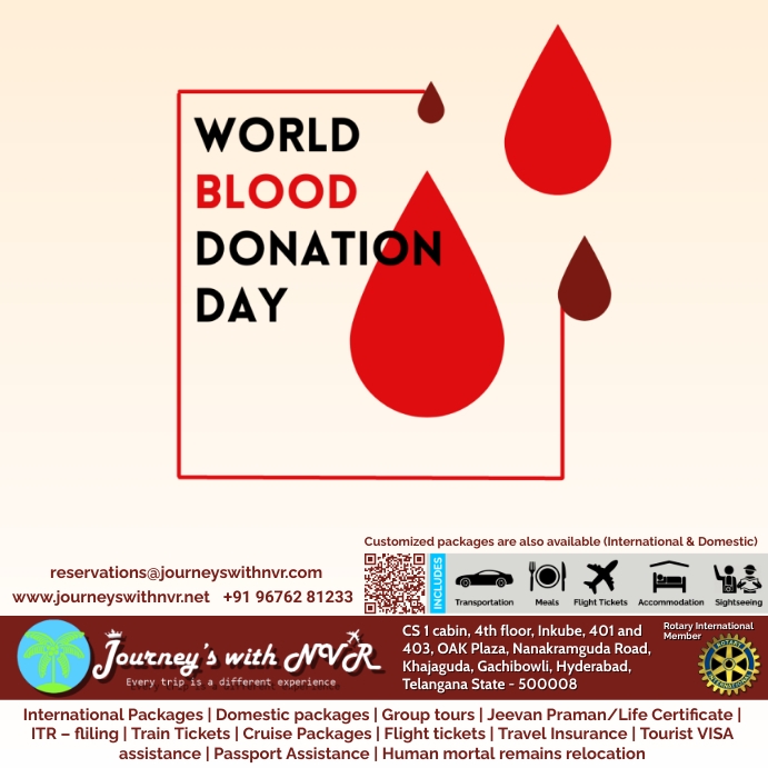 World Blood Donor Day Template | PosterMyWall