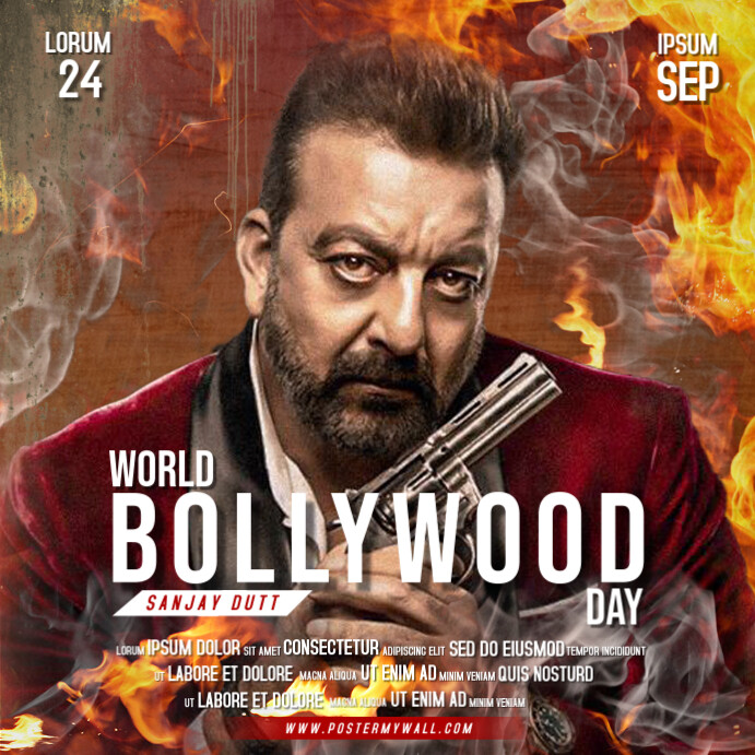 World Bollywood Day Template | PosterMyWall