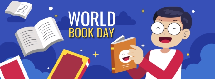 Copy of World Book Day Facebook Cover | PosterMyWall