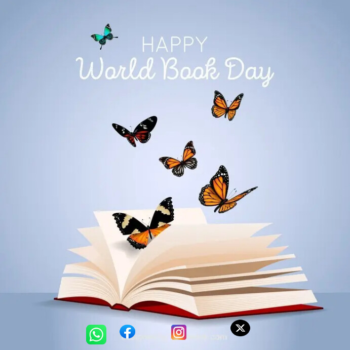 World book day flyer template | PosterMyWall