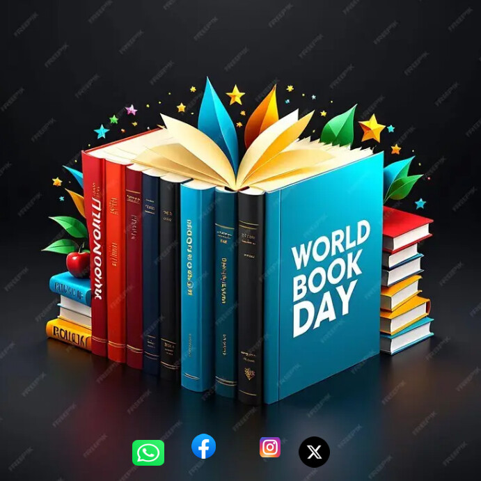 Copy of World book day flyer template | PosterMyWall