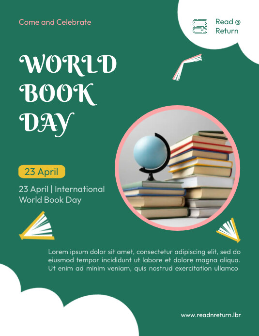 World book Day flyer template | PosterMyWall