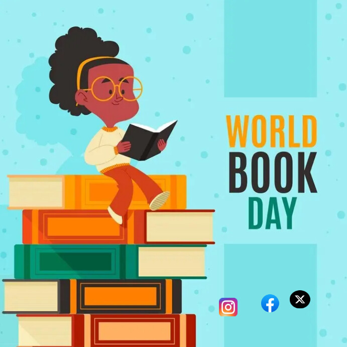 World book day flyer template | PosterMyWall