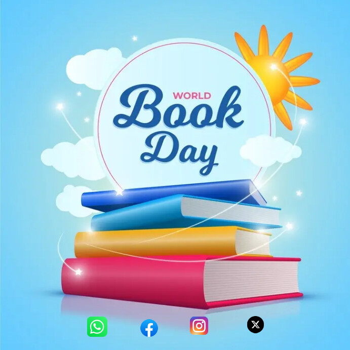 World book day flyer template | PosterMyWall