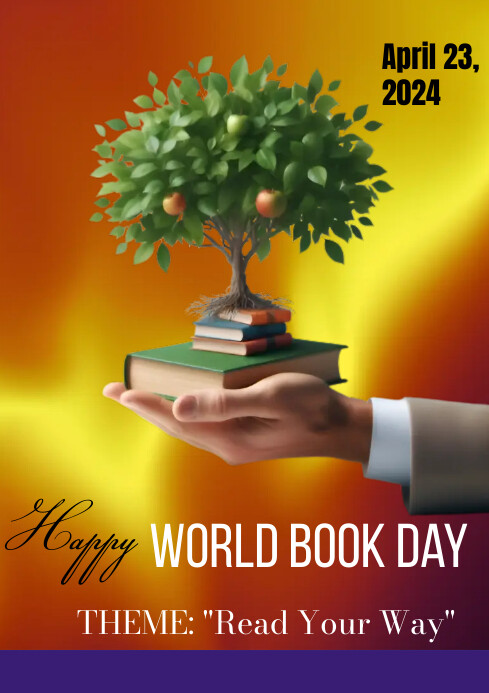 World Book day / Reading day card Template | PosterMyWall