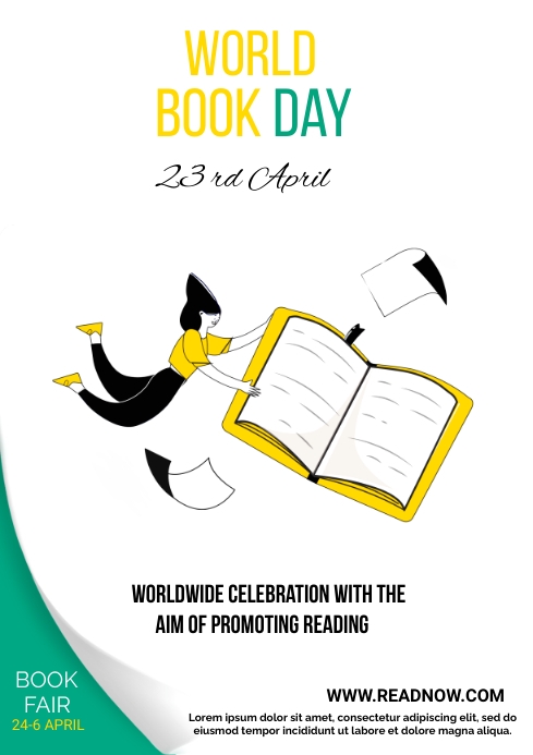 Copy of WORLD BOOK DAY TEMPLATE | PosterMyWall