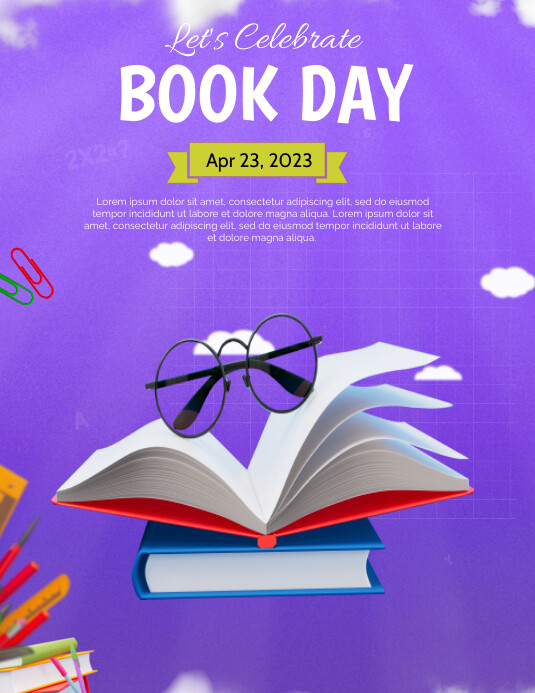 Copy of WORLD BOOK DAY TEMPLATE | PosterMyWall