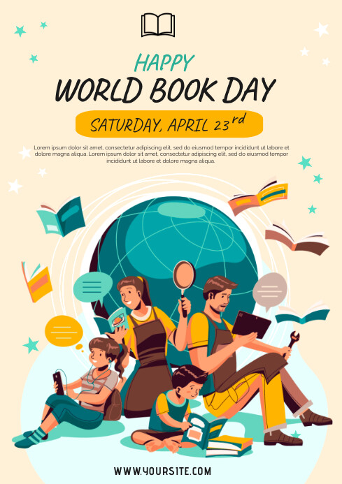 Copy of WORLD BOOK DAY TEMPLATE | PosterMyWall