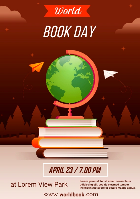 Copy of WORLD BOOK DAY TEMPLATE | PosterMyWall