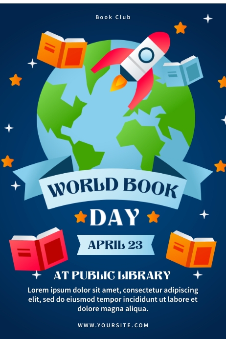Copy of World Books Day Poster | PosterMyWall