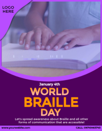 Braille Template | PosterMyWall