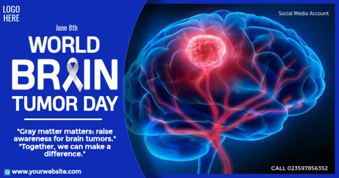 world brain tumor day template | PosterMyWall