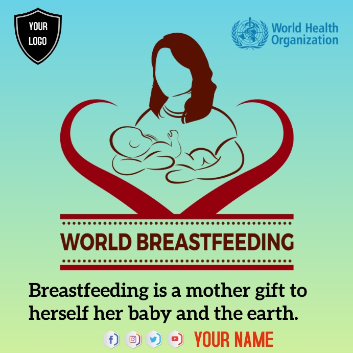 World Breastfeeding Template | PosterMyWall