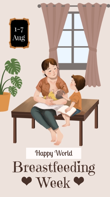 Copy of World Breastfeeding week | PosterMyWall
