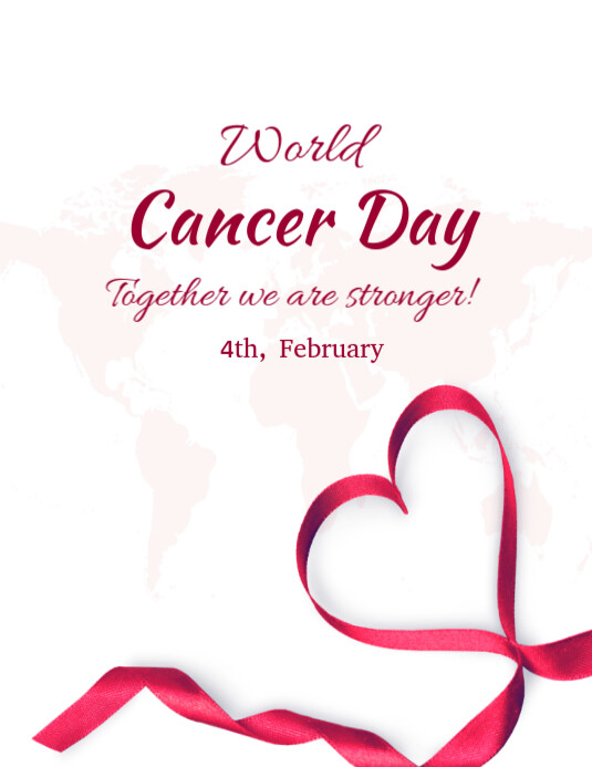 Copy of World Cancer Awareness Day Flyer 2025 | PosterMyWall