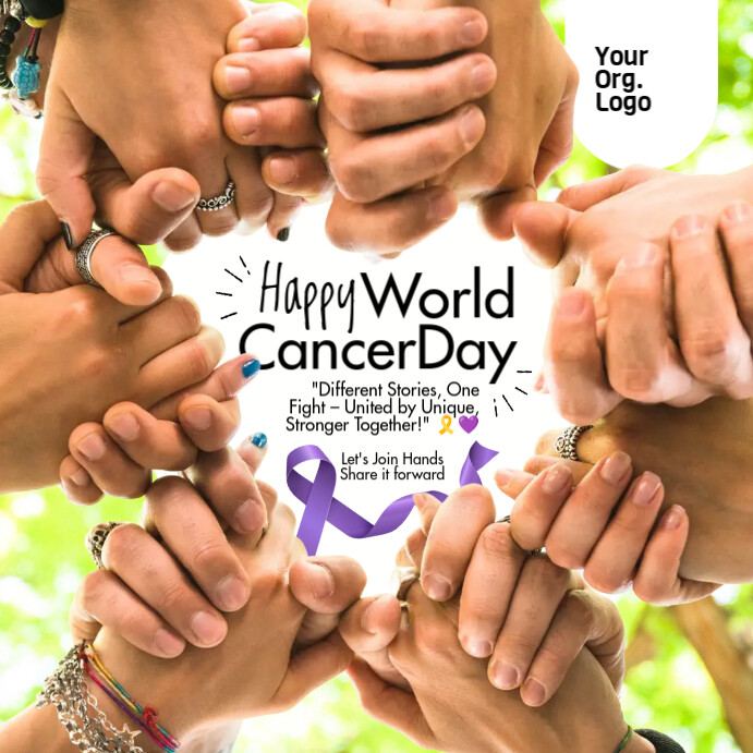 Copy of World Cancer Day 2025 Post Template | PosterMyWall
