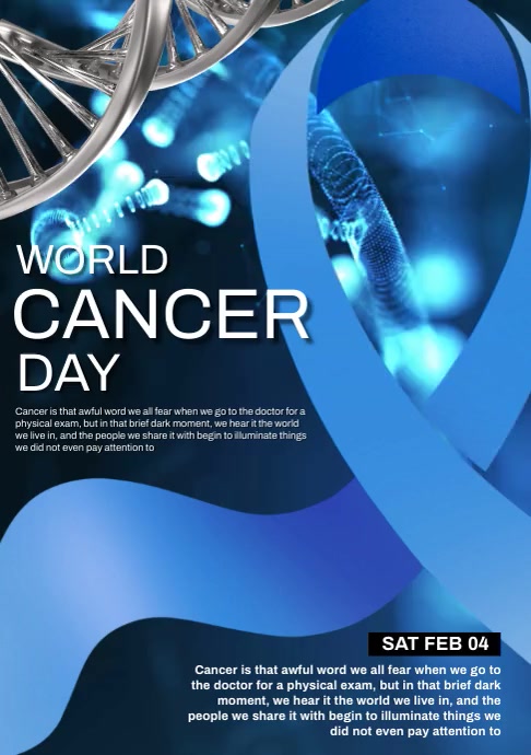 World cancer day Template | PosterMyWall