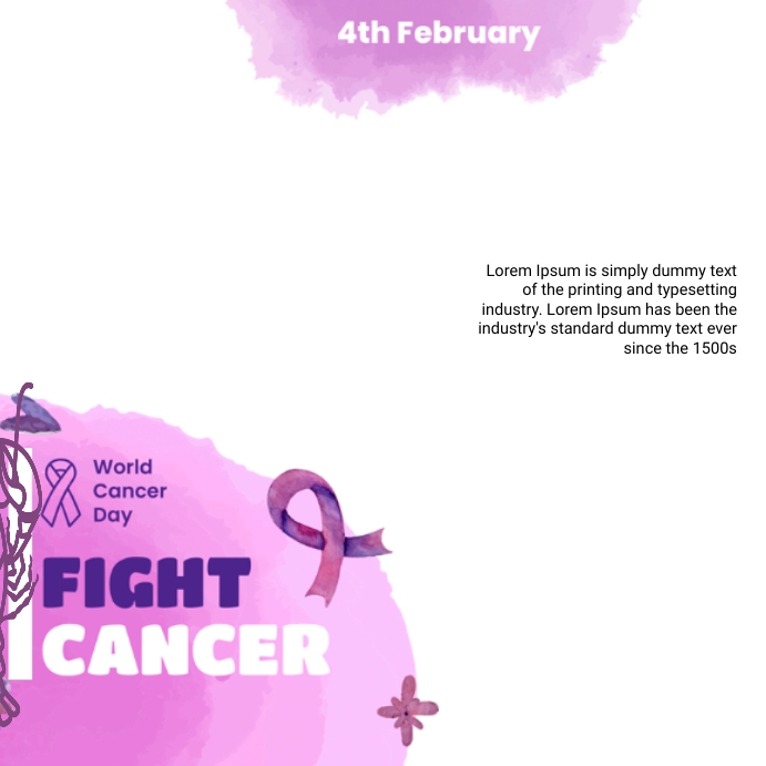 world cancer day Template | PosterMyWall
