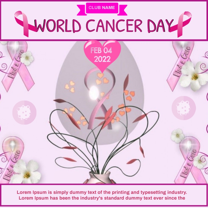 World Cancer Day Template | PosterMyWall