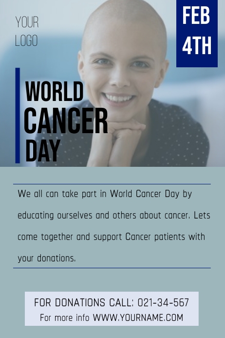 World Cancer Day Template | PosterMyWall
