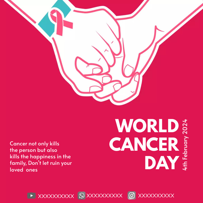 World Cancer Day Template | PosterMyWall