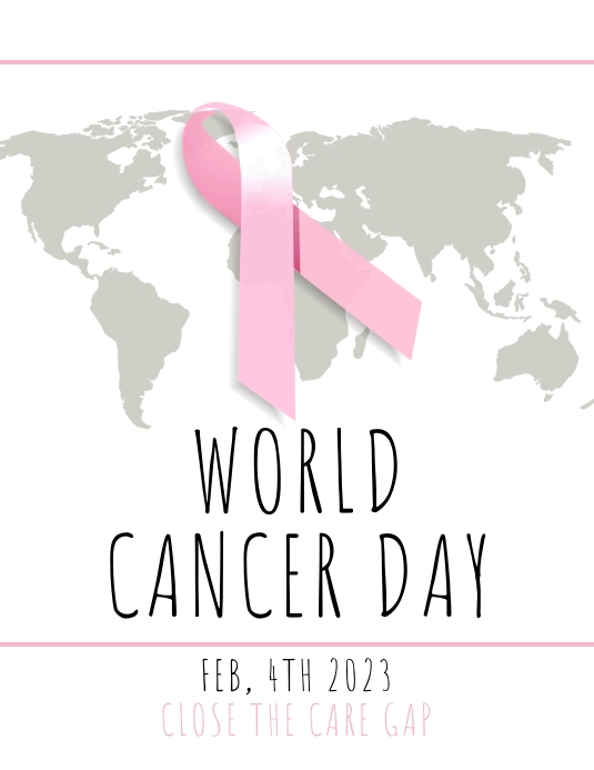 WORLD CANCER DAY 2023 Template | PosterMyWall