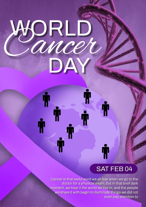 World cancer day Template | PosterMyWall