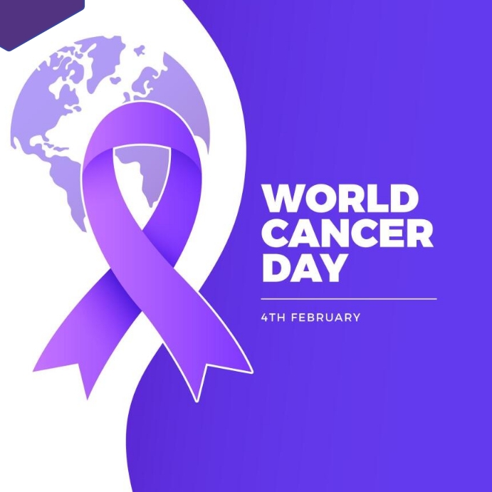 World Cancer day poster design template | PosterMyWall