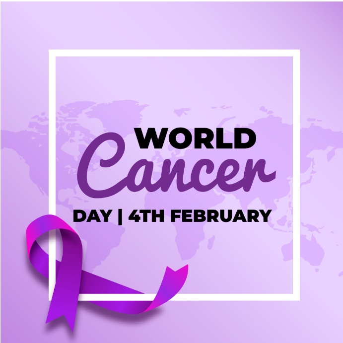 World Cancer day poster design template | PosterMyWall