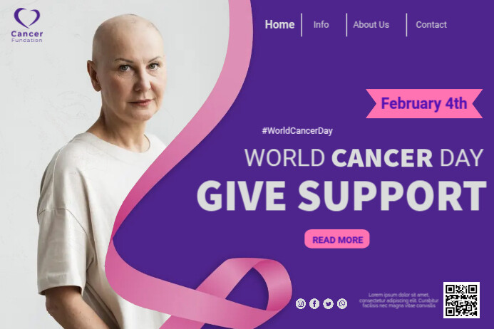 World Cancer Prevention Speaker Template | PosterMyWall