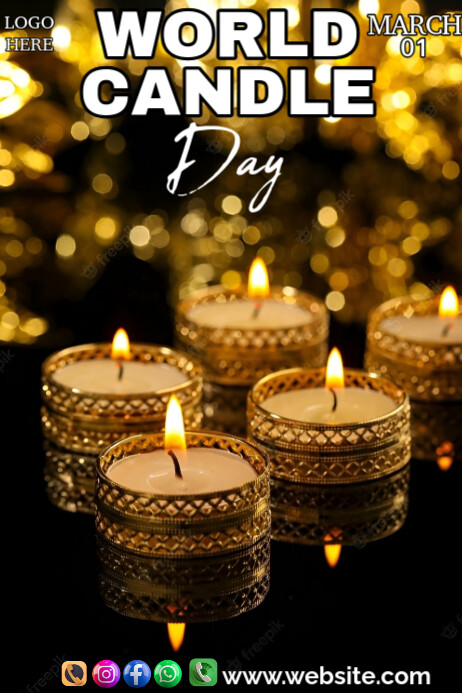 World candle day Template | PosterMyWall