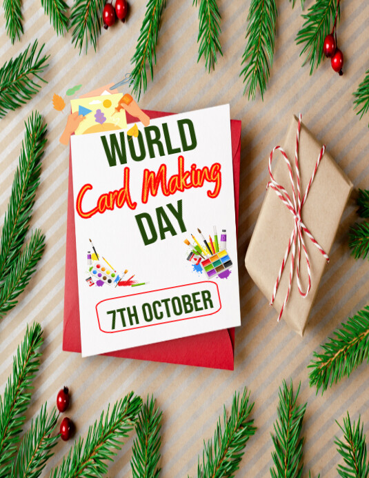 world card making day,card making template | PosterMyWall
