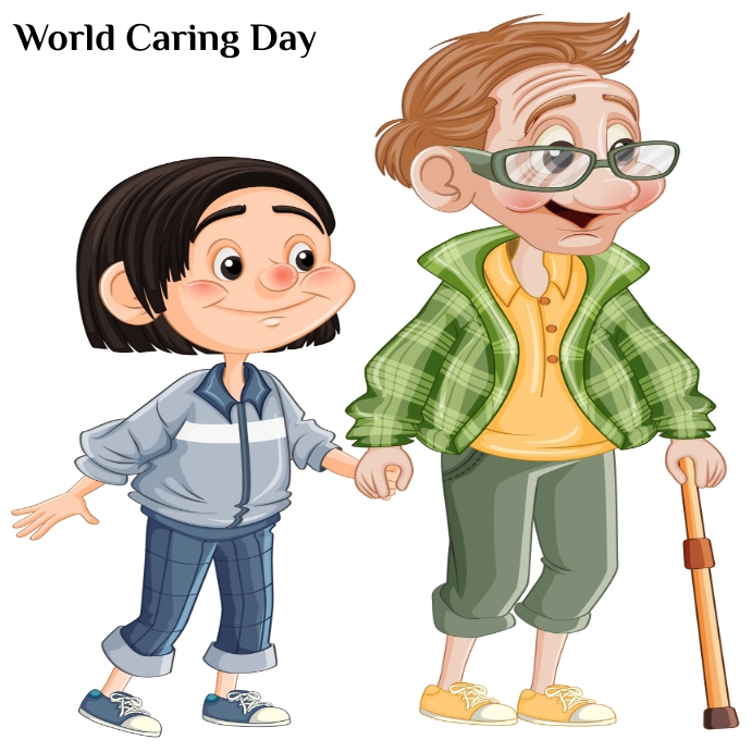 World caring day background illustration Template | PosterMyWall
