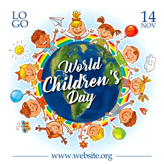 Copy of World Children's Day Post Template | PosterMyWall