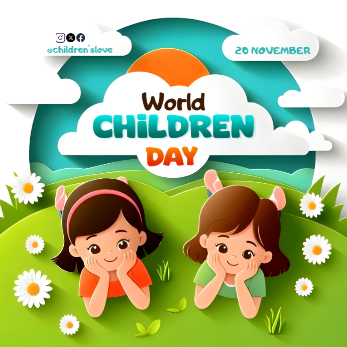 Copy of World Children day design | PosterMyWall
