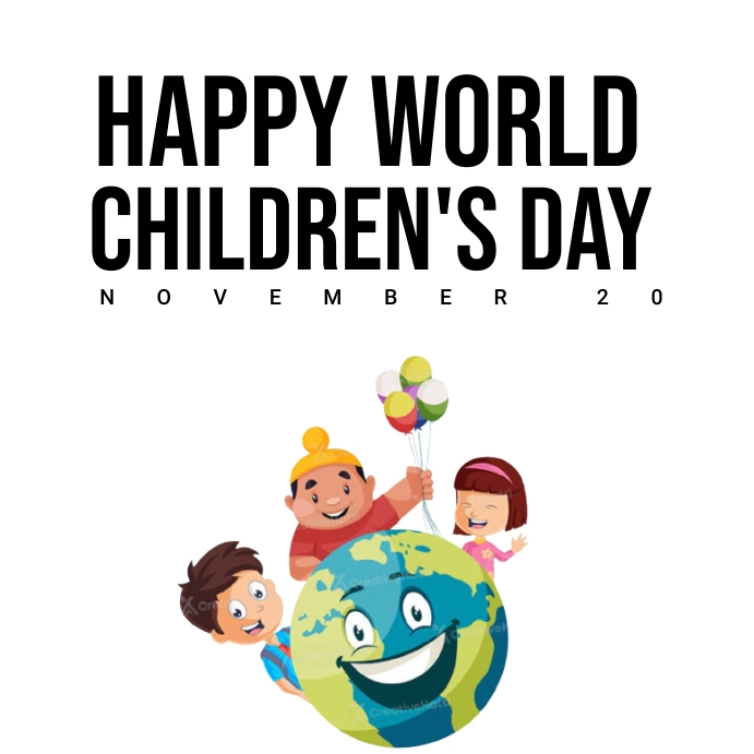 World Children Day Instagram post. Template | PosterMyWall