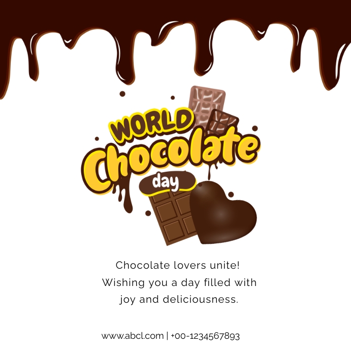 World Chocolate Day Template | PosterMyWall
