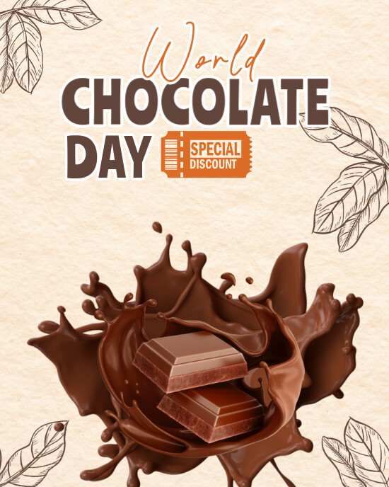 WORLD CHOCOLATE DAY INSTAGRAM POST Template | PosterMyWall