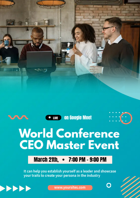 World Conference Event Template | PosterMyWall