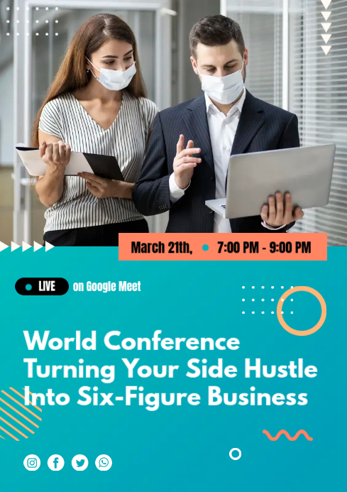 World Conference Template | PosterMyWall
