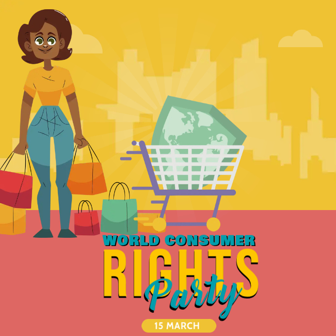 World Consumer Rights Yellow Template | PosterMyWall