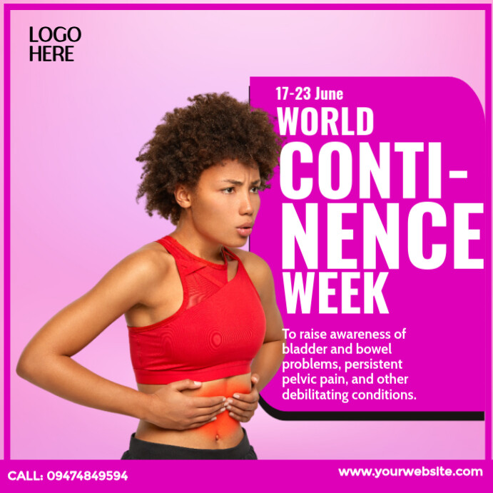 Copy of World Continence Week | PosterMyWall
