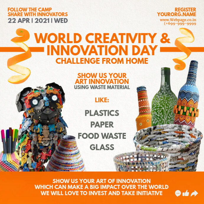 World Creativity & Innovation Day Template | PosterMyWall