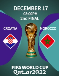 world cup 2022 final flyer template | PosterMyWall