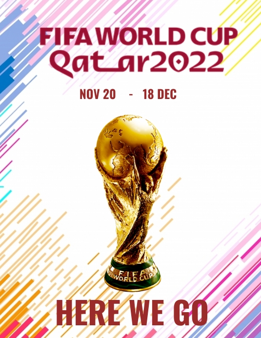 world cup 2022 flyer template | PosterMyWall