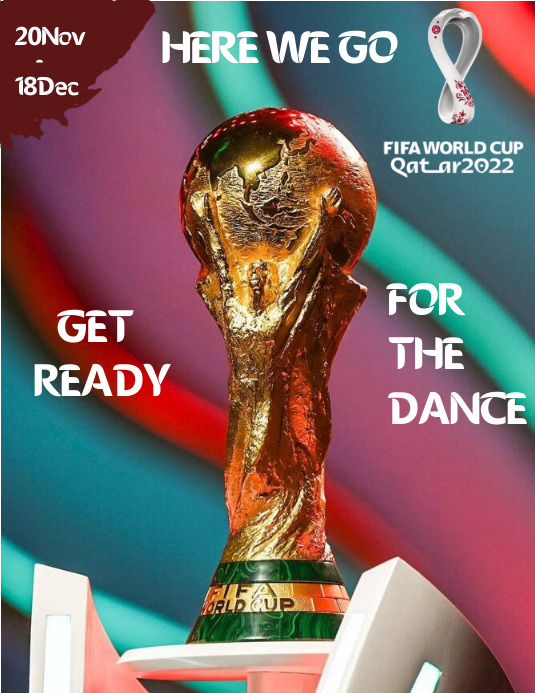 world cup 2022 flyer template | PosterMyWall