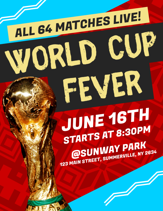 World Cup Flyer Template | PosterMyWall